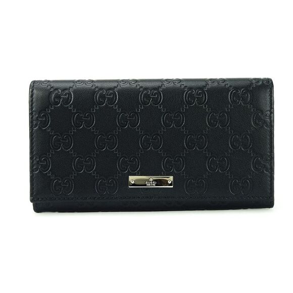 Gucci | Bags | Gucci Guccissima Leather Long Wallet | Poshmark